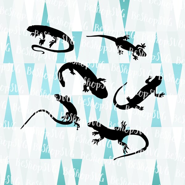 Lizard Vector - Etsy