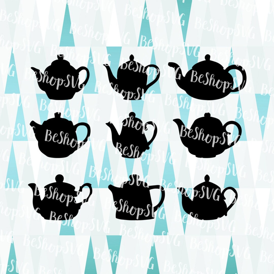 Teapot SVG, Teapot Bundle SVG, Coffeepot SVG, Coffee Svg, Tea Svg ...