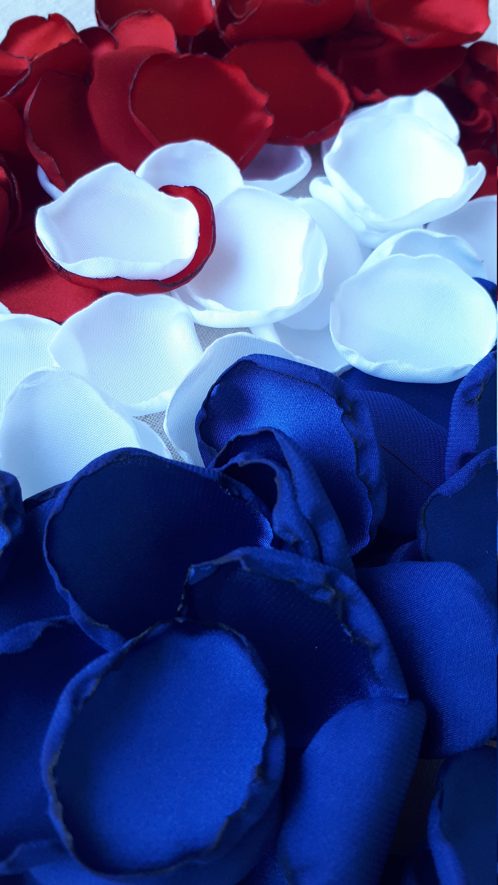 4th of July Independence Day Rose Petal Patriotic Satin Rose | Etsy