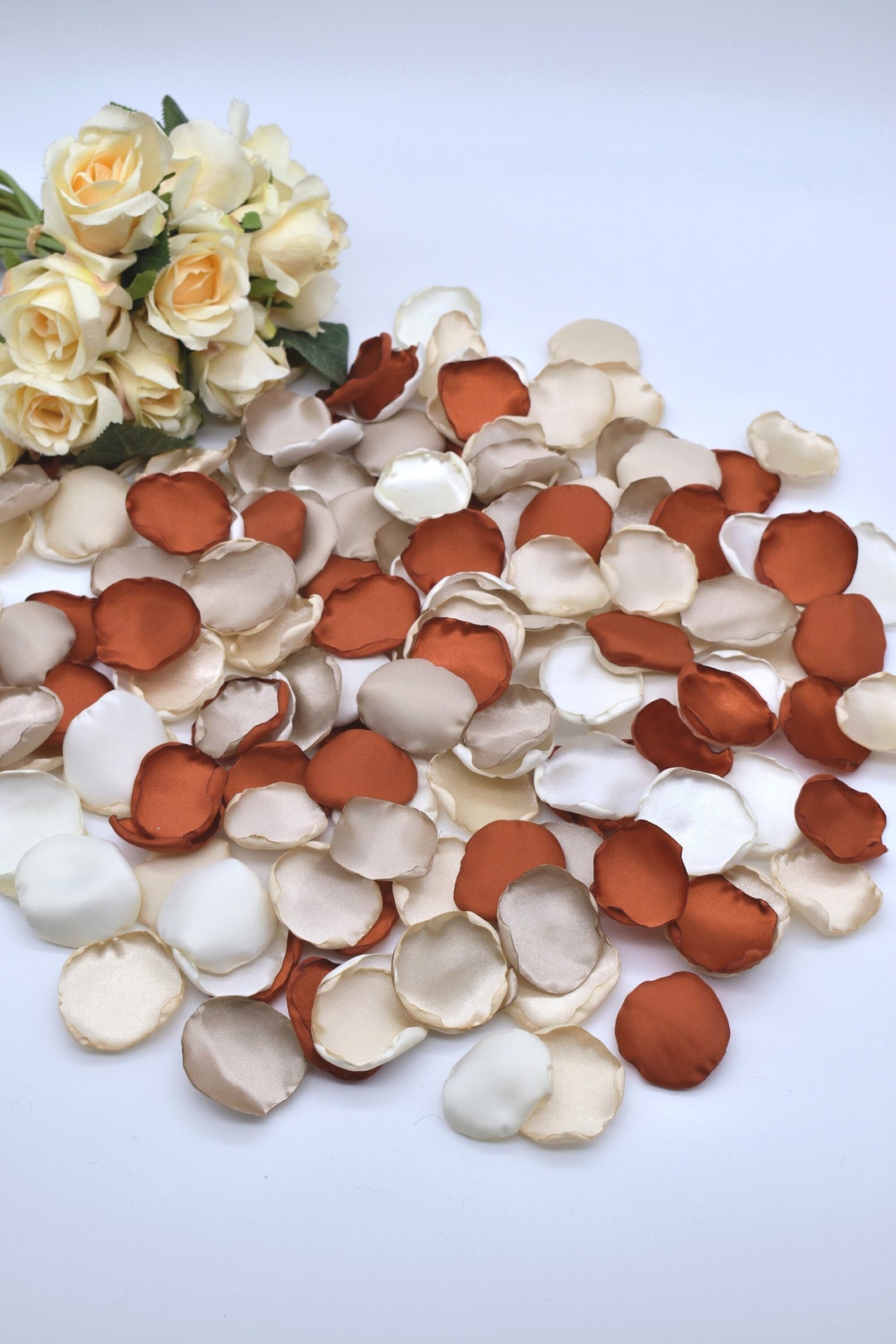 Terracotta Wedding Decor Terracotta Rose Petals, Light Taupe, Champagne ...