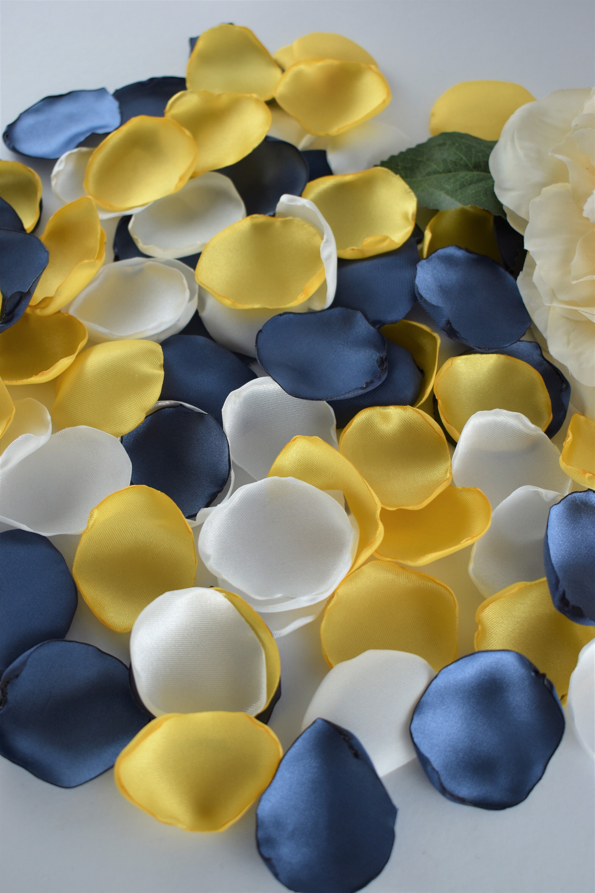 Steel Blue Rose Petals Marigold Flower Petals White Rose | Etsy