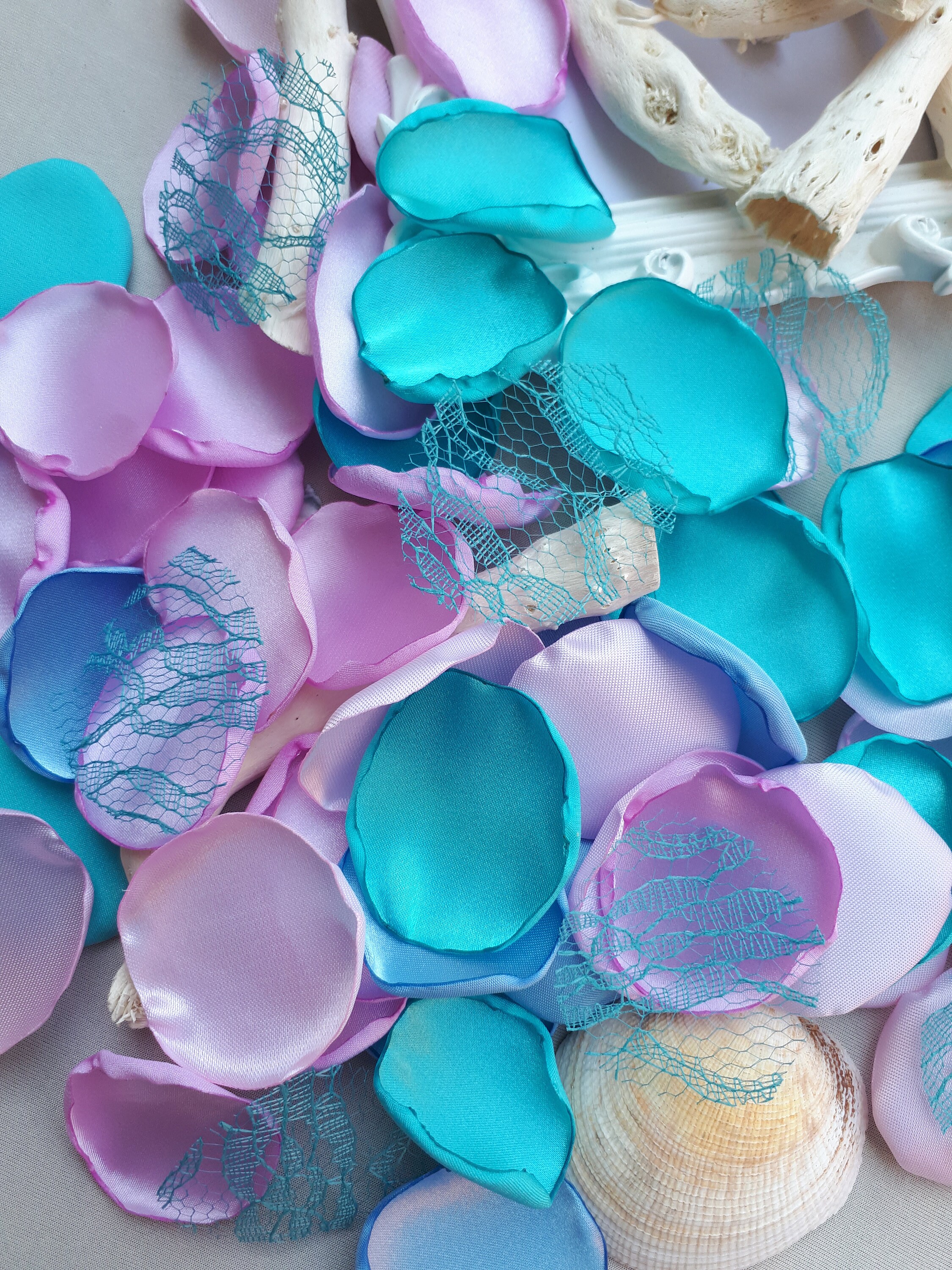 Under The Sea Party Decorations Beach Wedding Seafoam Petals | Etsy