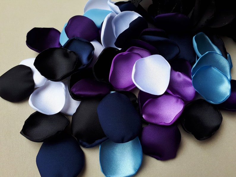 Halloween Corpse Bride Themed Purple Black White & Blue Satin - Etsy