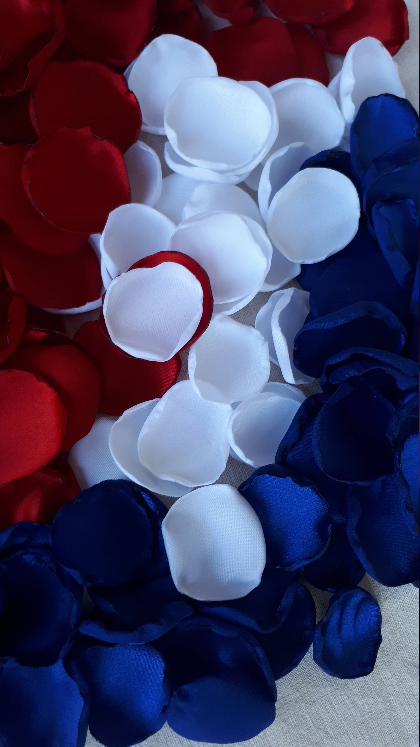 4th of July Independence Day Rose Petal Patriotic Satin Rose | Etsy