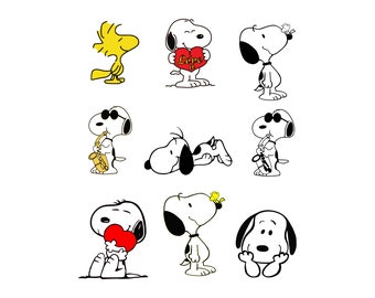 Snoopy vector | Etsy