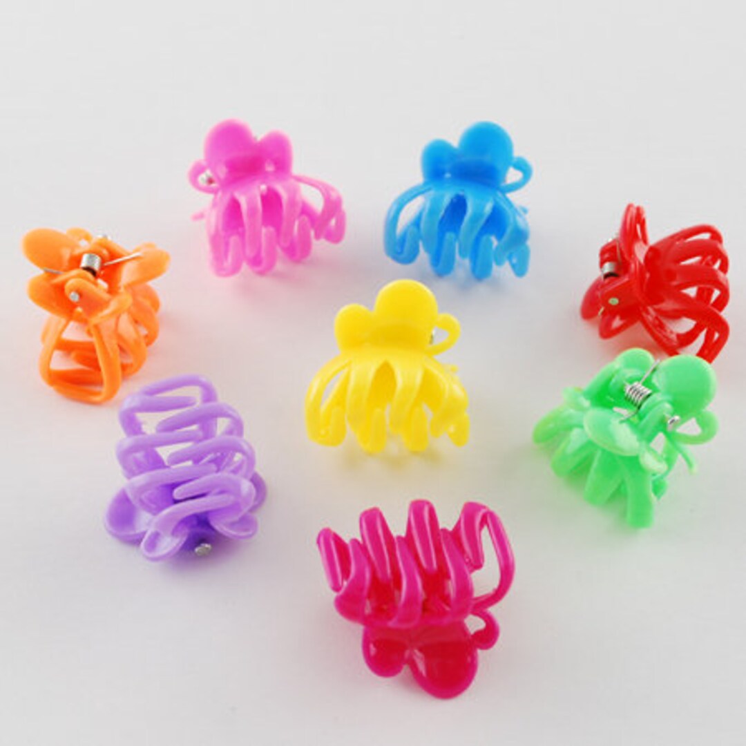Hair Clip 8 Hair Clips Colorful Hair Clips Hair Barrett - Etsy