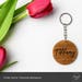 Personalised Wooden Keyring Australian Timber Custom - Etsy