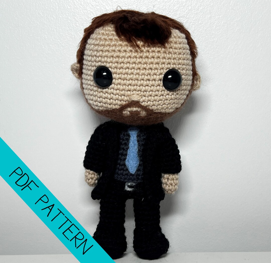 PATTERN: Supernatural Crowley Plush Crochet PDF - Etsy