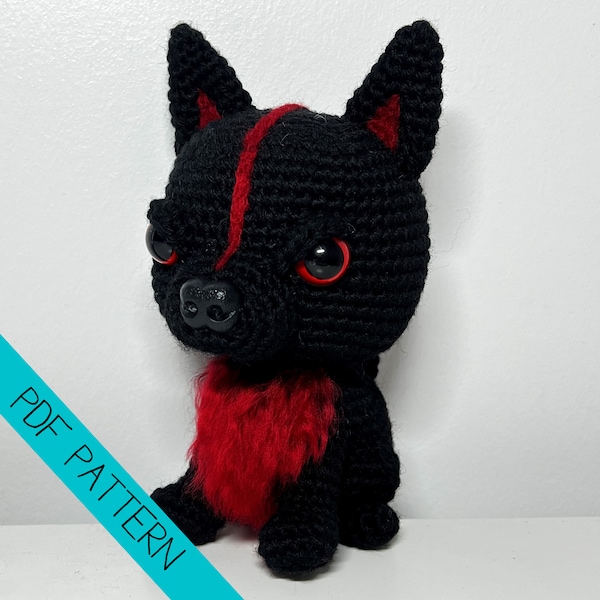 Crochet Hellhound Pattern - Etsy