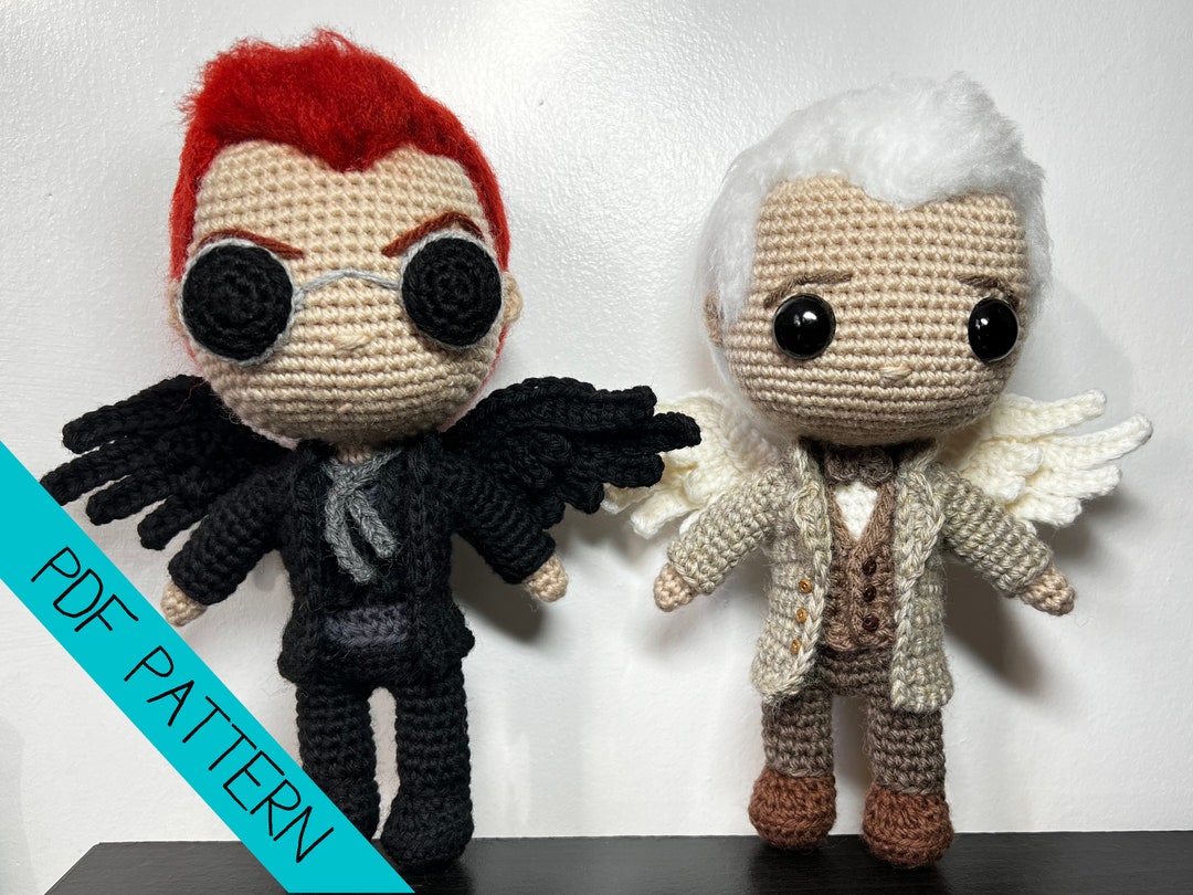 PATTERN: Good Omens Aziraphale and Crowley Crochet - Etsy