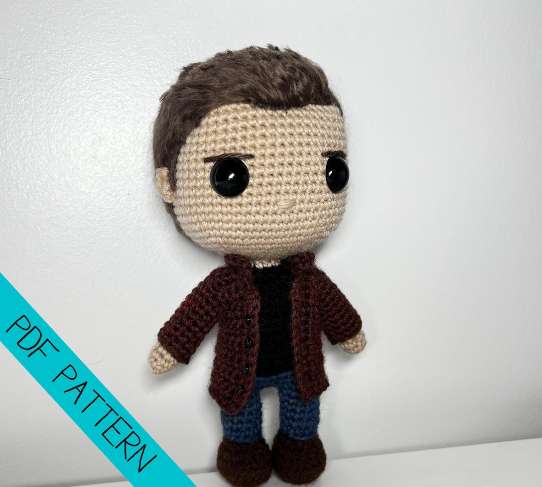 PATTERN: Supernatural Dean Winchester Plush Crochet PDF - Etsy