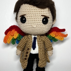 PATTERN: Supernatural Castiel Plush Crochet PDF - Etsy