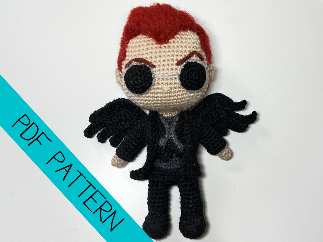 PATTERN: Good Omens Crowley Demon Crochet - Etsy