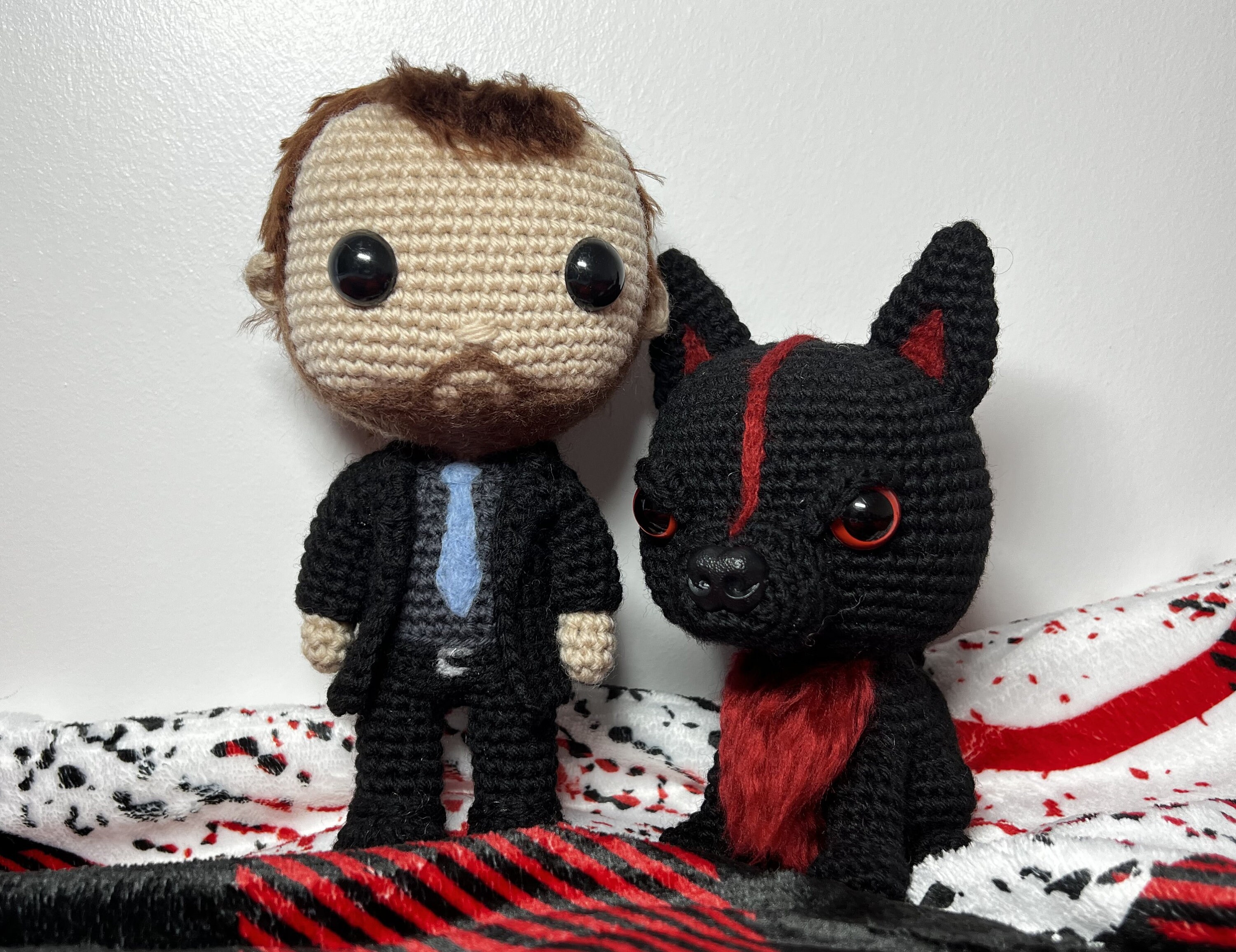 PATTERN: Supernatural Crowley and Hellhound Juliet Crochet PDF - Etsy
