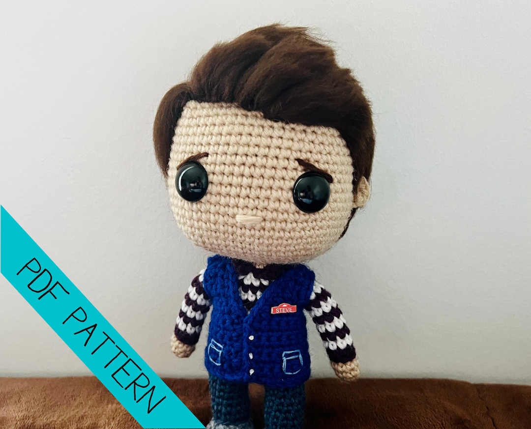 PATTERN: Supernatural Steve Castiel Plush Crochet PDF - Etsy