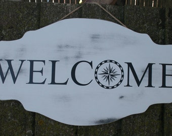 Welcome Sign Nautical - Etsy