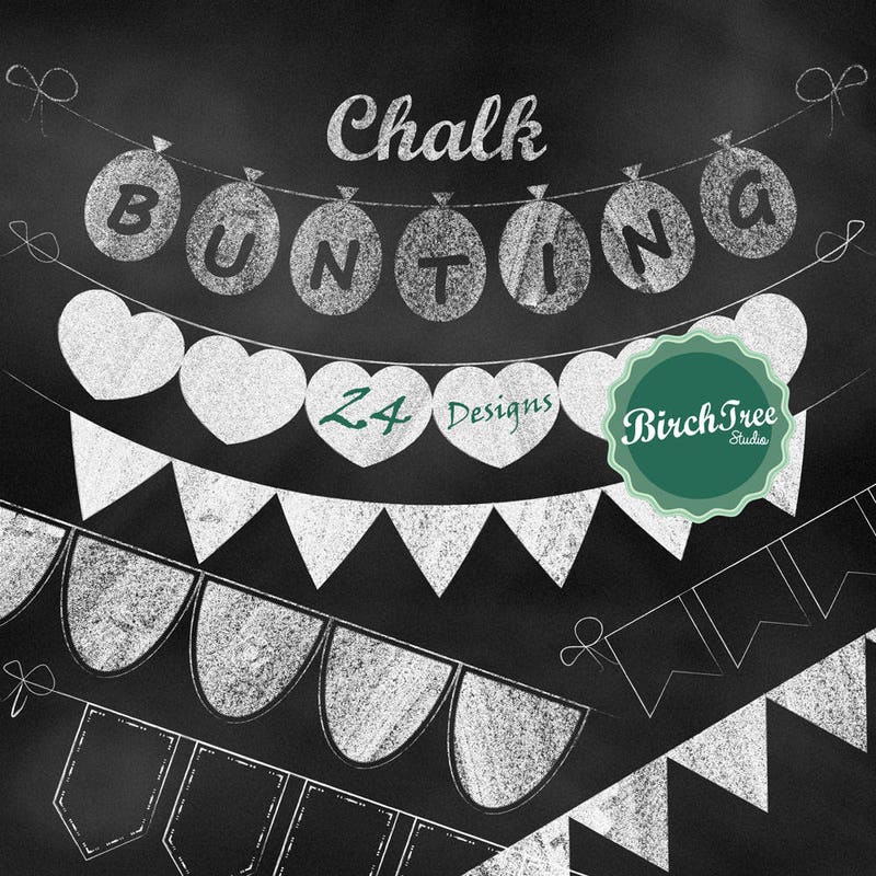 Chalkboard Pennant - Etsy