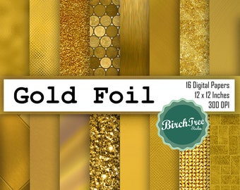 Gold Glitter Digital Paper Gold Digital Paper Glitter Backgrounds Gold ...