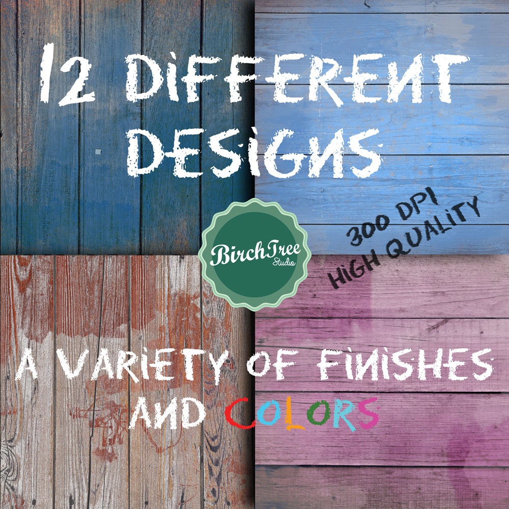 Distressed Wood Digital Paper Rustic Printable Wood Digital Background ...