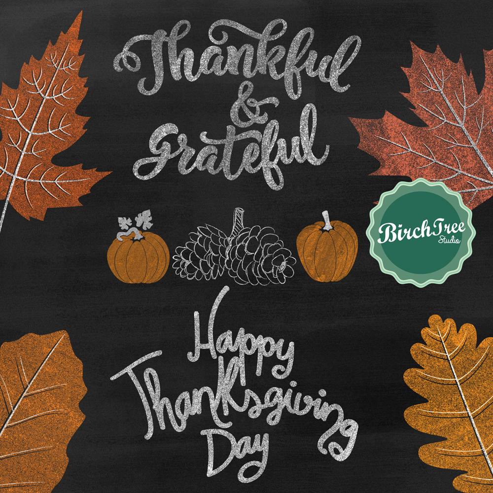 Thanksgiving Chalkboard Clipart Fall Chalk Clipart Pumpkin Chalk ...