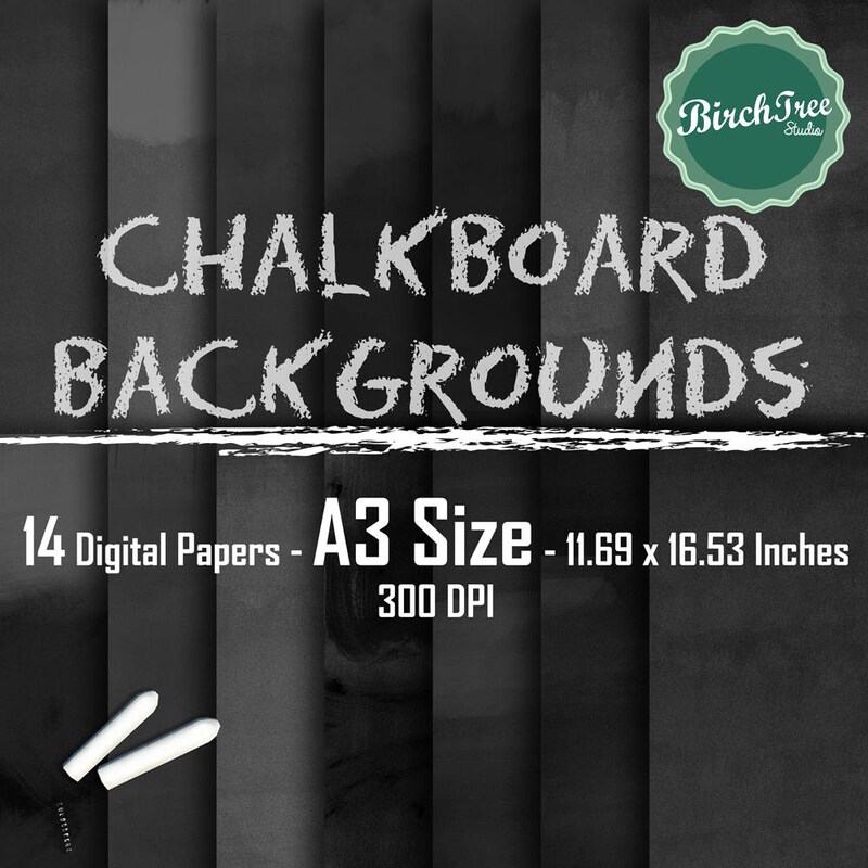 Chalkboard Digital - Etsy