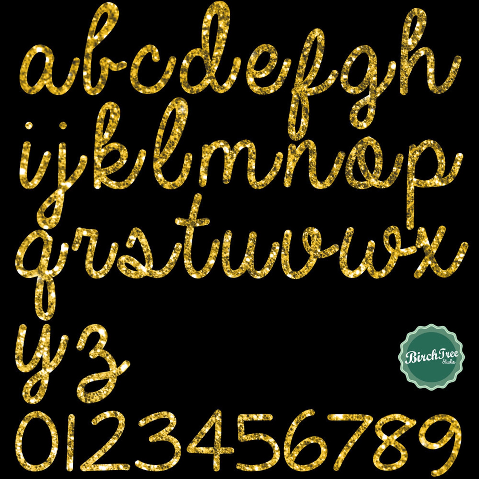 Gold Glitter Alphabet, Gold Sparkle Digital Letters, Gold Texture, Gold ...