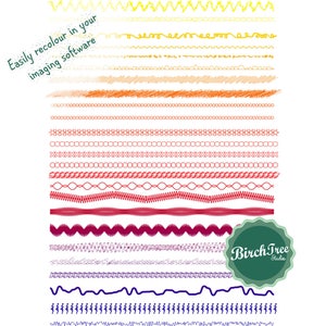 Doodle Borders Clipart 25 Hand Drawn Doodle Vector Clipart - Etsy