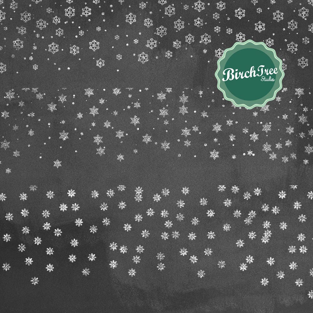 Chalkboard Snowflake Clipart Snowflake Confetti Clipart Christmas ...