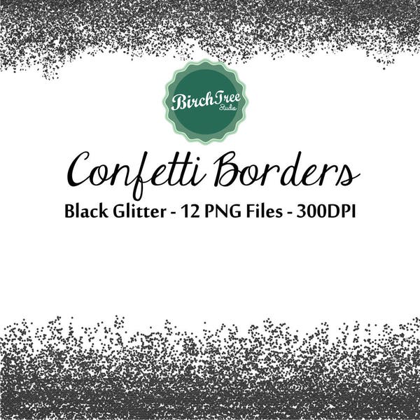 Confetti Border - Etsy