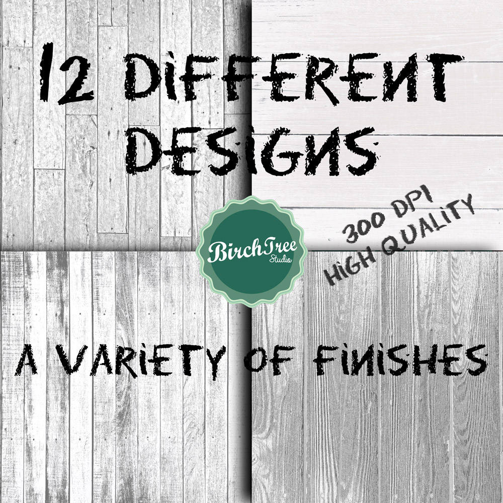White Wood Digital Paper Printable Wood Digital Background Wood ...