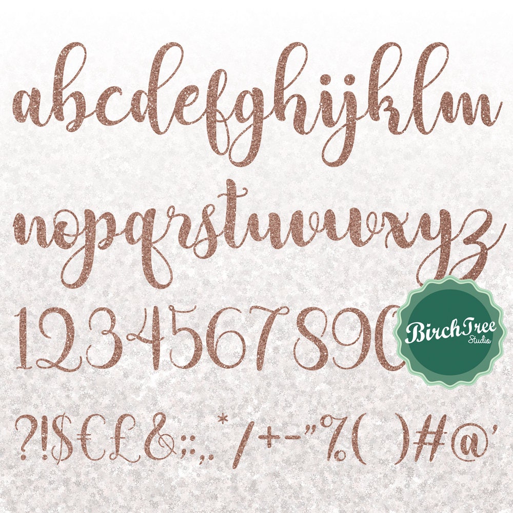 Rose Gold Glitter Alphabet Rose Gold Sparkle Letters Rose - Etsy