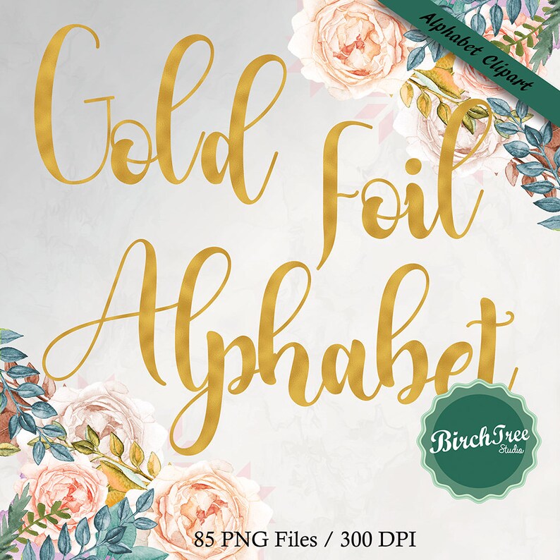 Gold Foil Alphabet Clipart Gold Sparkle Letters Gold - Etsy UK