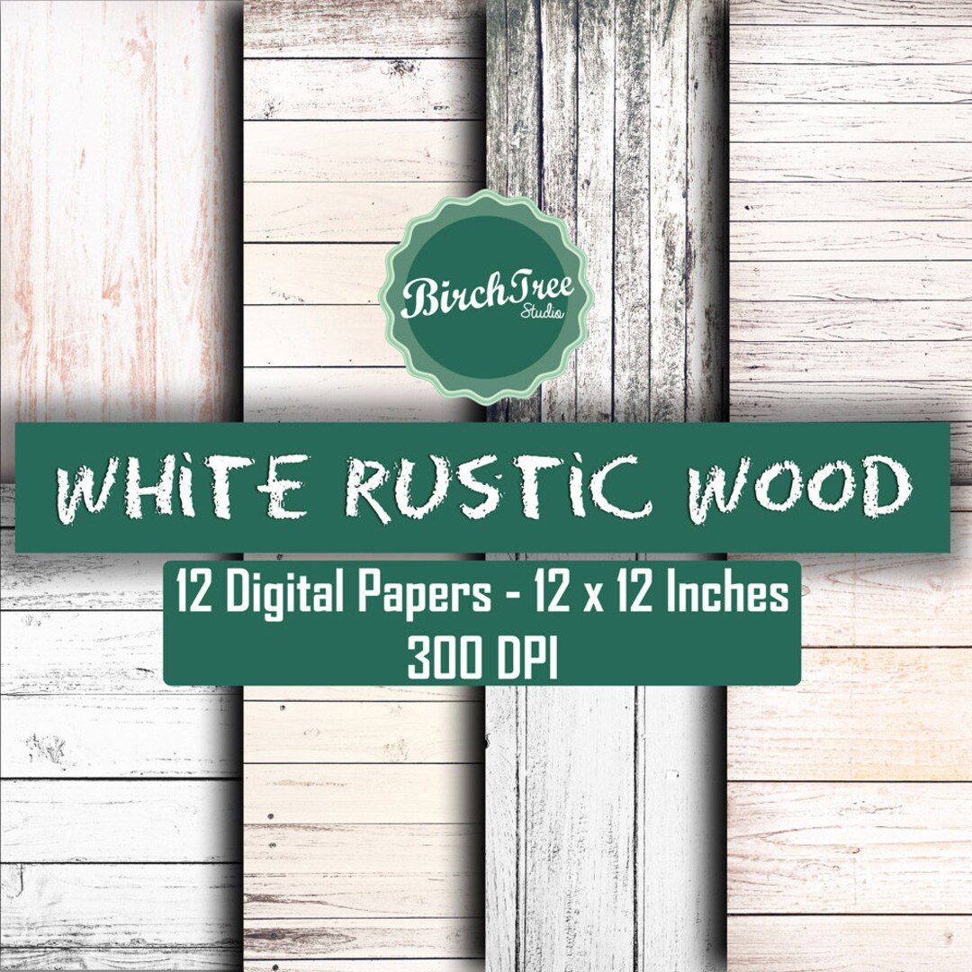 White Wood Digital Paper Printable Wood Digital Background Wood ...