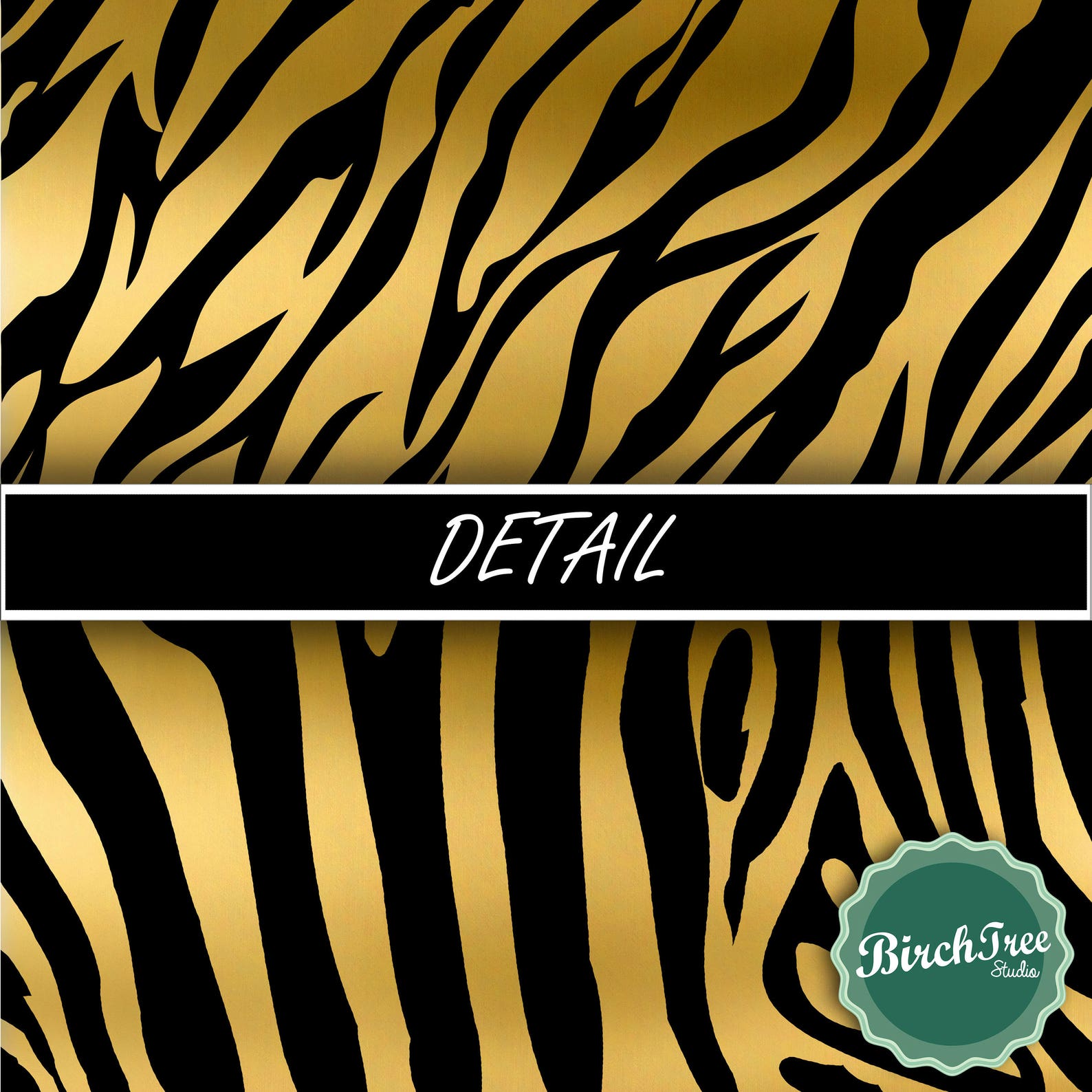 Black & Gold Animal Skin Animal Print Pattern Giraffe - Etsy