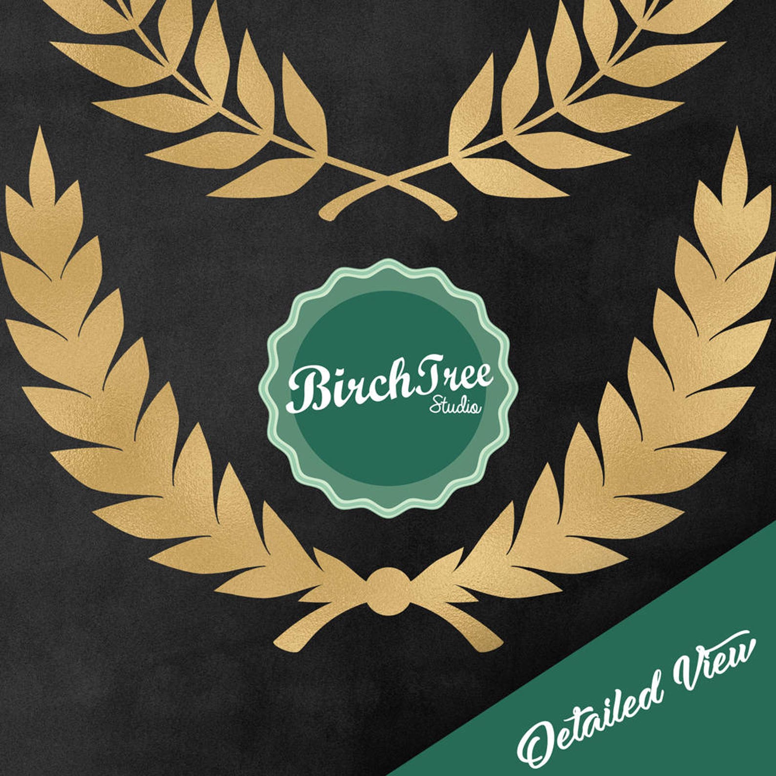 Gold Flower Wreath Clipart Gold Hand Drawn Floral Elements - Etsy