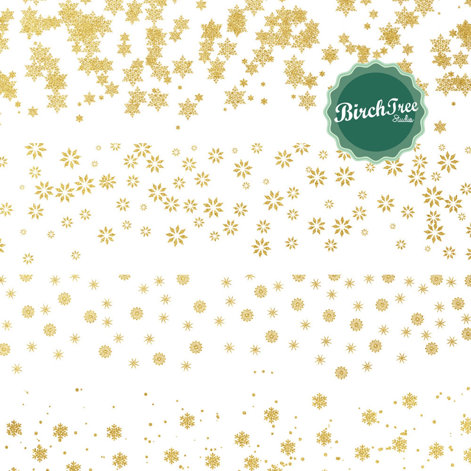 Snowflake Clipart Glitter Borders Gold Glitter Confetti Clipart ...