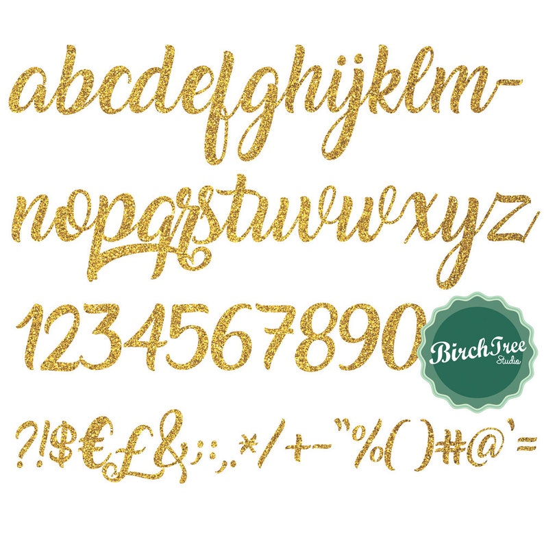 Gold Glitter Alphabet Clipart, Gold Sparkle Letters, Gold Glitter Font ...