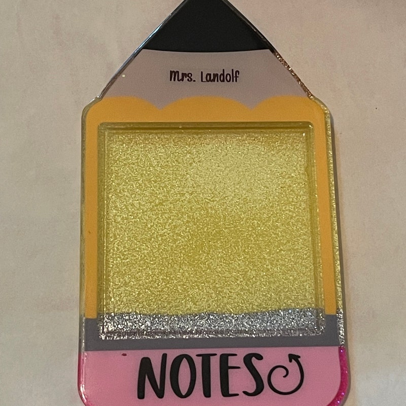 Glitter Sticky Notes - Etsy