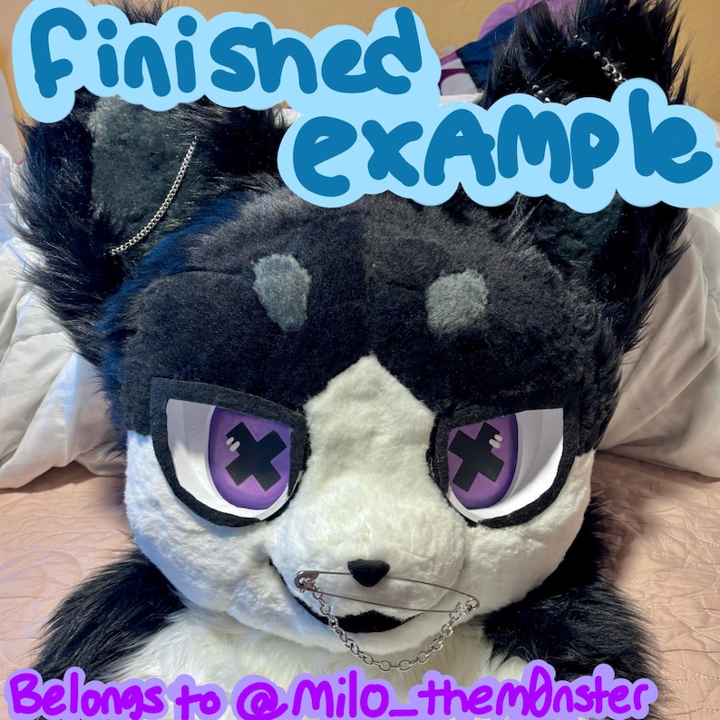 Moody Kemono Fursuit Base Flexible TPU Print - Etsy