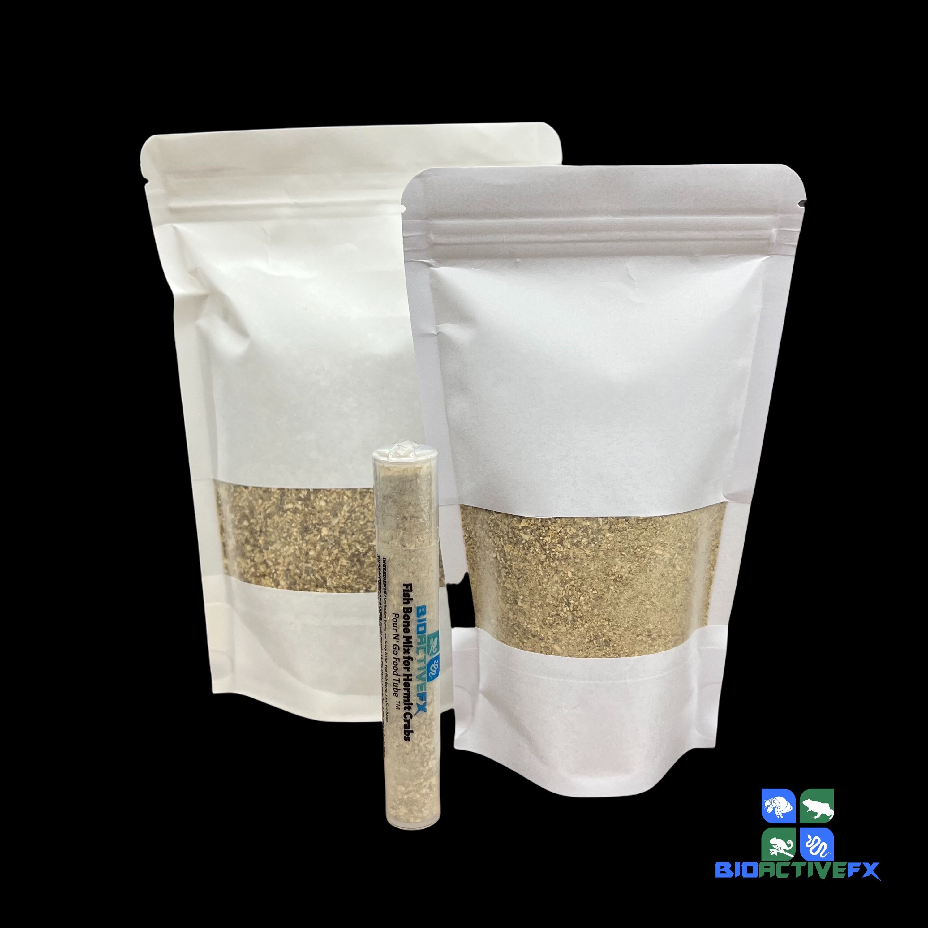 Fish Bone Mix Hermit Crab Food - Minerals, Calcium, Protein - Pour N ...