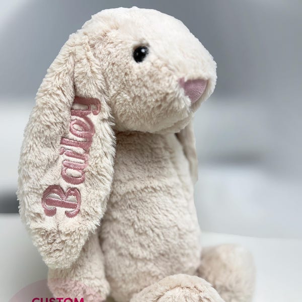 Pink Rabbit Plush Toy - Etsy