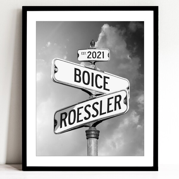 Wedding Street Sign - Etsy