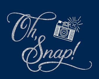 Printable Oh Snap Photo Booth Sign | Etsy