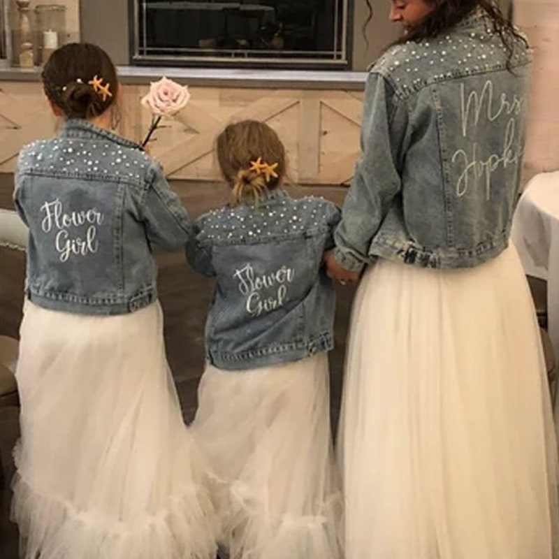 Embellished Jean Jacket - Etsy