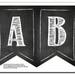 Make Your Own Banner Instant Download Printable Chalk Board Alphabet ...