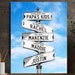 Three Names Personalized Street Signs Custom Digital Photo Art - Etsy