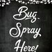 Instant Download Printable Bug Spray Party Sign | Etsy