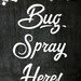 Instant Download Printable Bug Spray Party Sign | Etsy