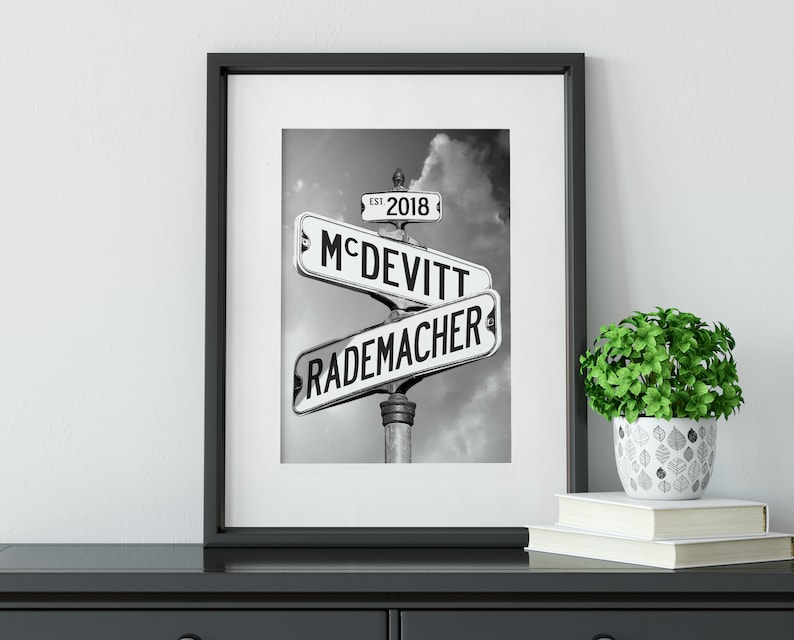 Personalized Street Signs Printable Photo You Print and - Etsy