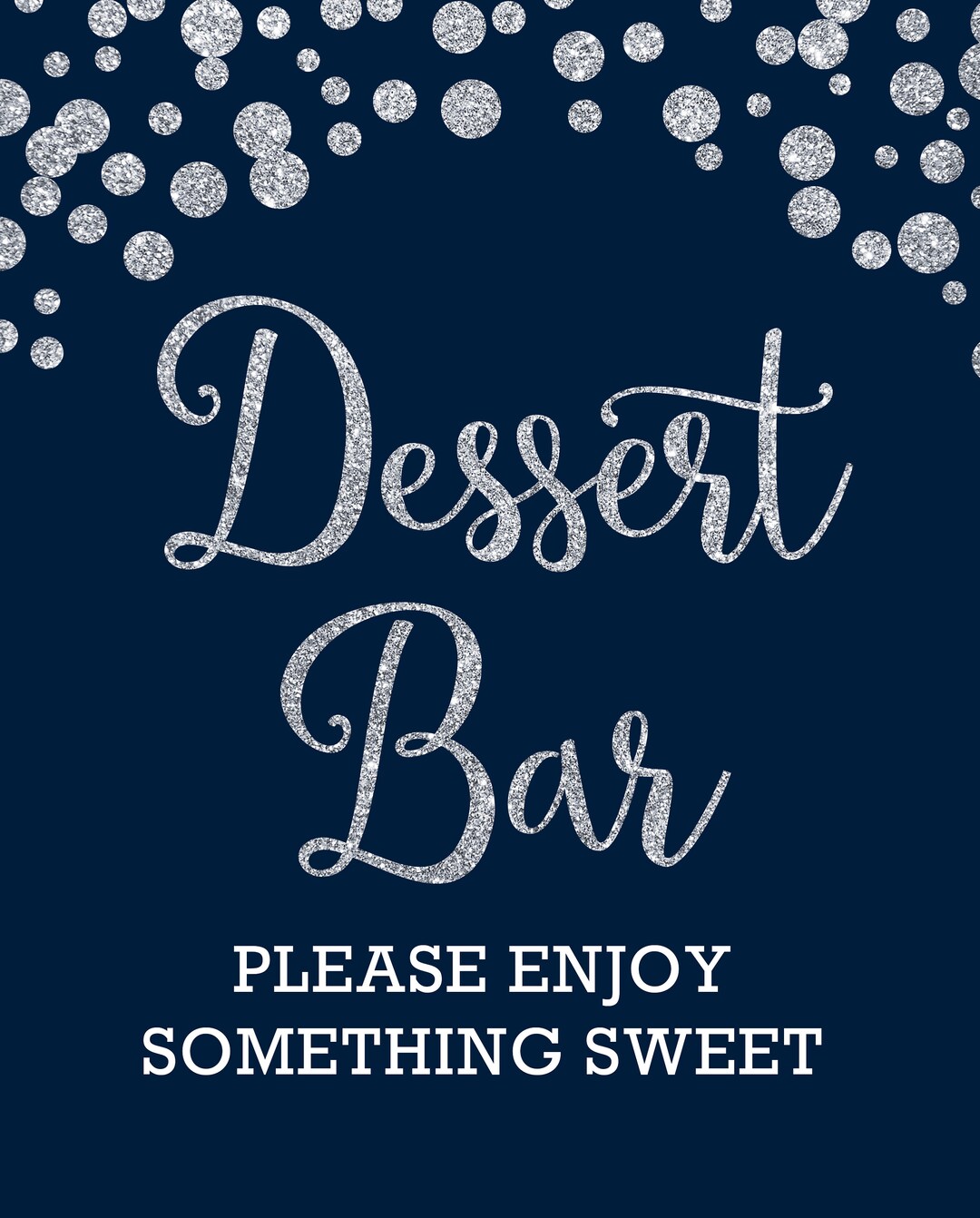 Printable Dessert Bar Sign 8x10 JPG File - Etsy